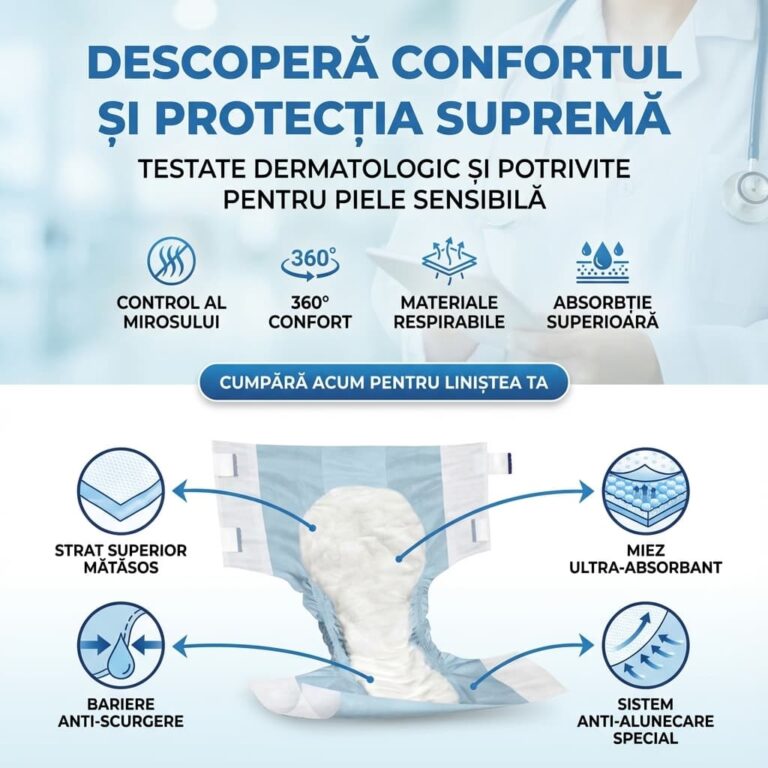 Dr. Comfort & Giggles Scutece adulti, pampers adulti, aleze
